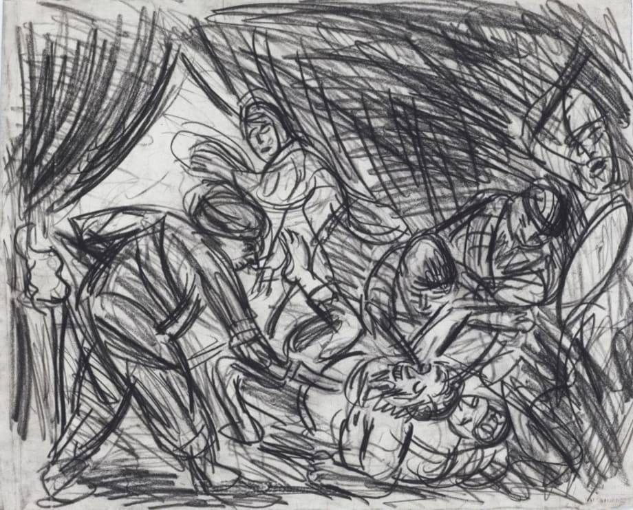 Leon Kossoff | From Rembrandt ‘The Blinding of Samson’, 1998