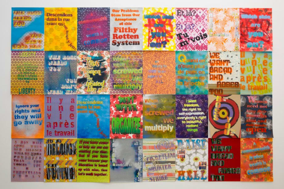 Andrea Bowers | Workers' Rights Posters (first version), 2013