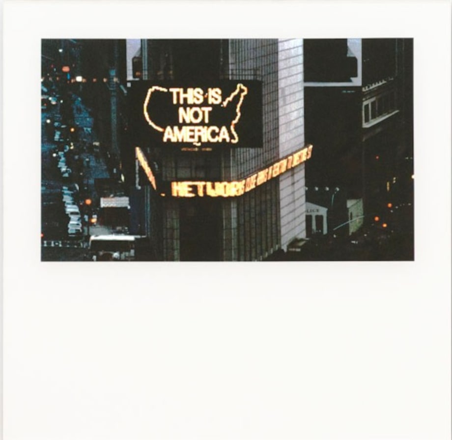 Alfredo Jaar | This is Not America, 1987