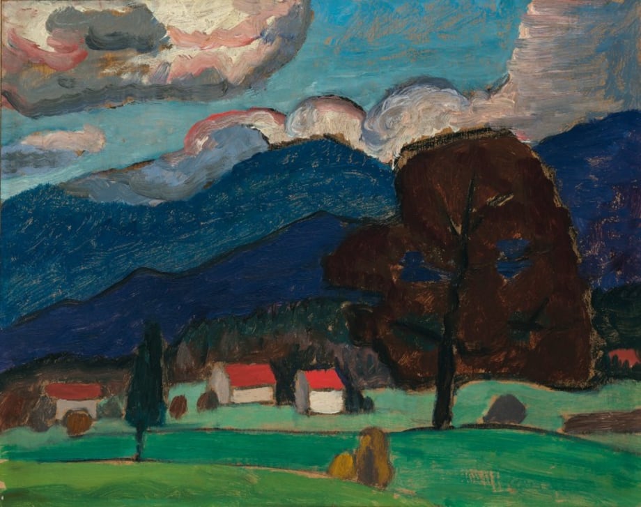 Gabriele Münter | Autumn Landscape with Brown Tree, 1931 | Art Basel