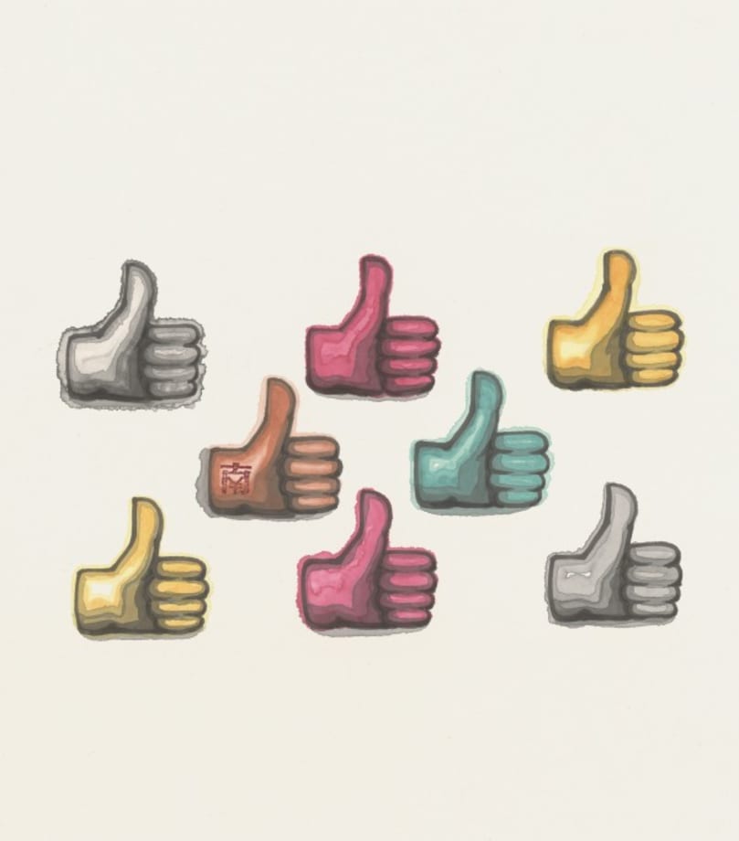 Nan Qi | Eight Thumbs Up, 2016