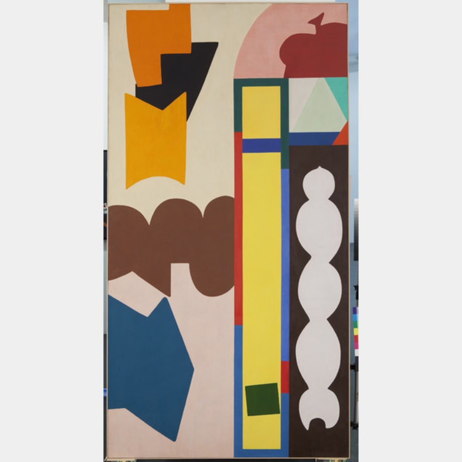 Shirley Jaffe | Long with mars brown, 1974