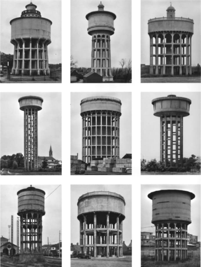 Bernd & Hilla Becher | Typology Watertowers, 1997