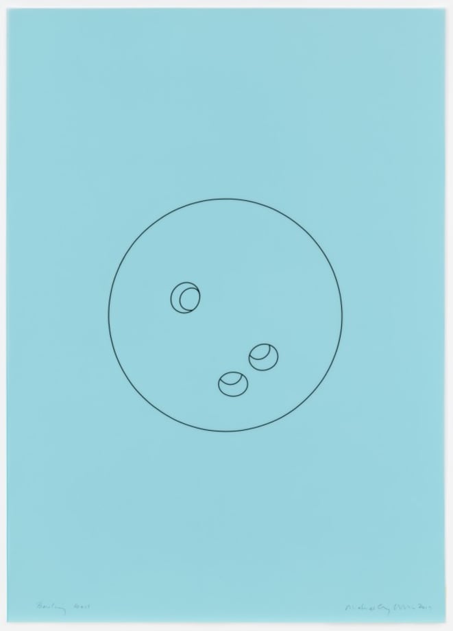 Michael Craig-Martin | Bowling ball, 2017