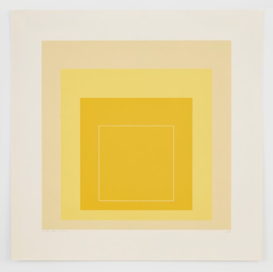Josef Albers | White Line Square XVII, 1967