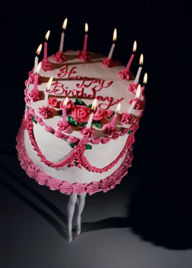 Laurie Simmons | Walking Cake II (Color), 1989