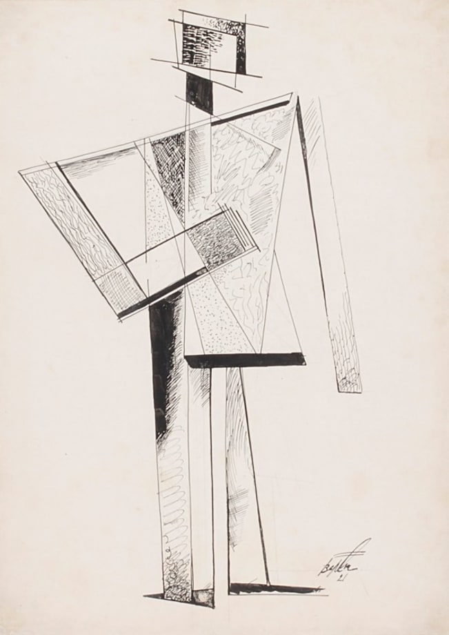 Varvara Stepanova | Male Figure, 1921