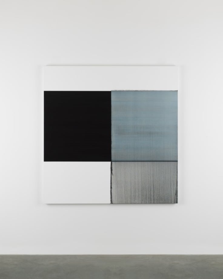 Callum Innes | Exposed Painting Delft Blue, 2015