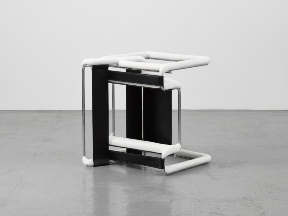 Ryan Gander | A toppled Breuer chair after a blizzard of snow, 2017