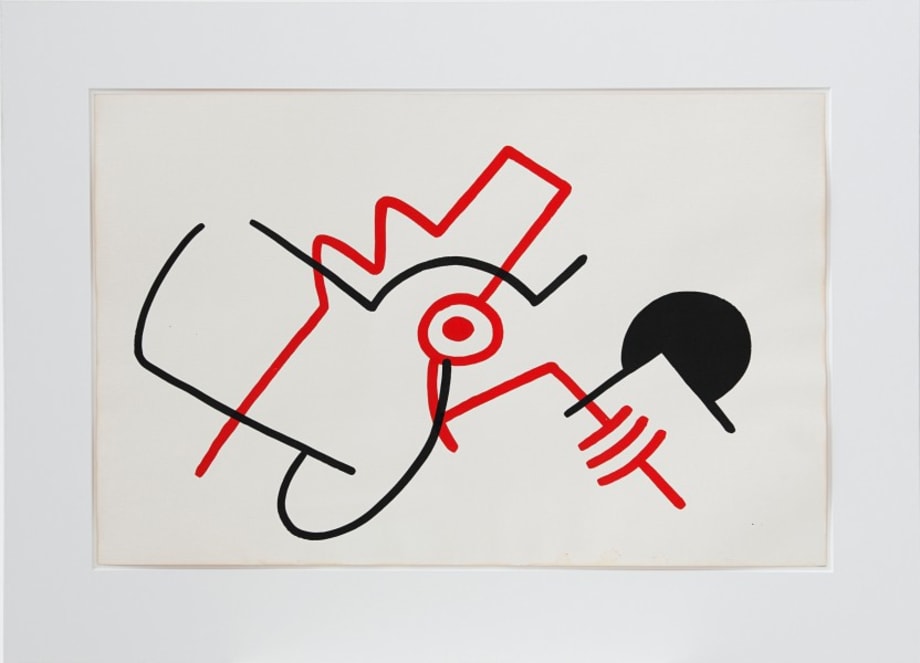 Keith Haring | Red Dog for Landois, 1987