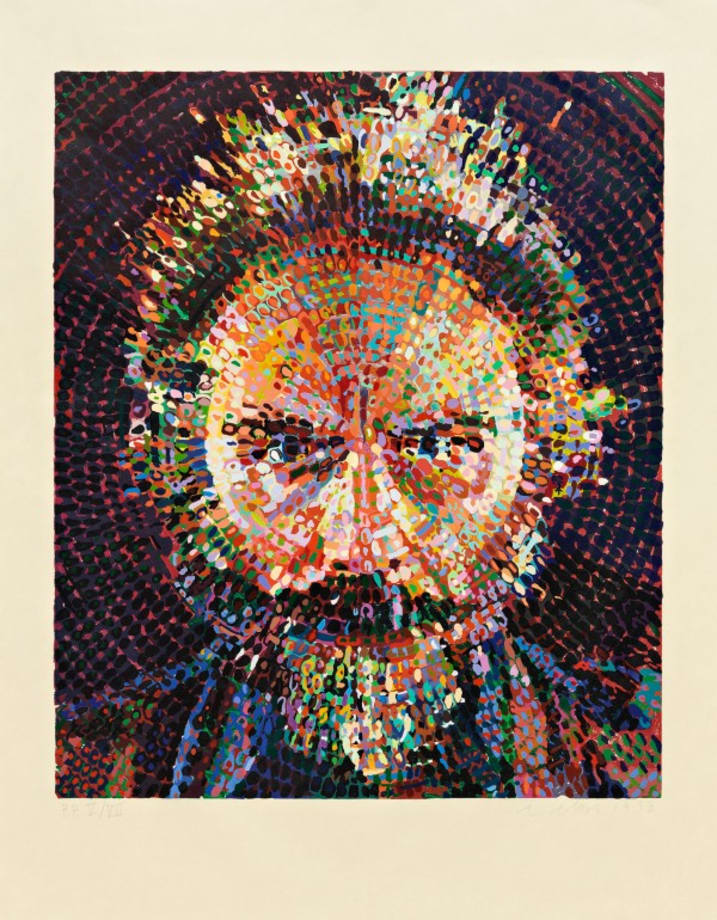 Chuck Close | Lucas/Woodcut, 1993