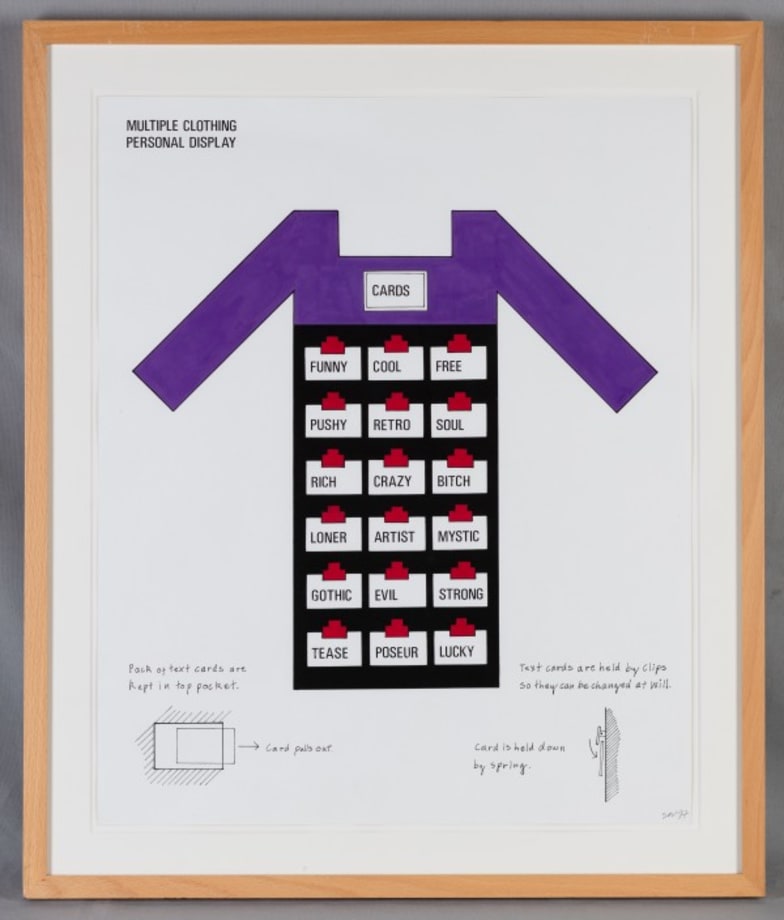 Stephen Willats | Multiple Clothing Personal Display, 1997