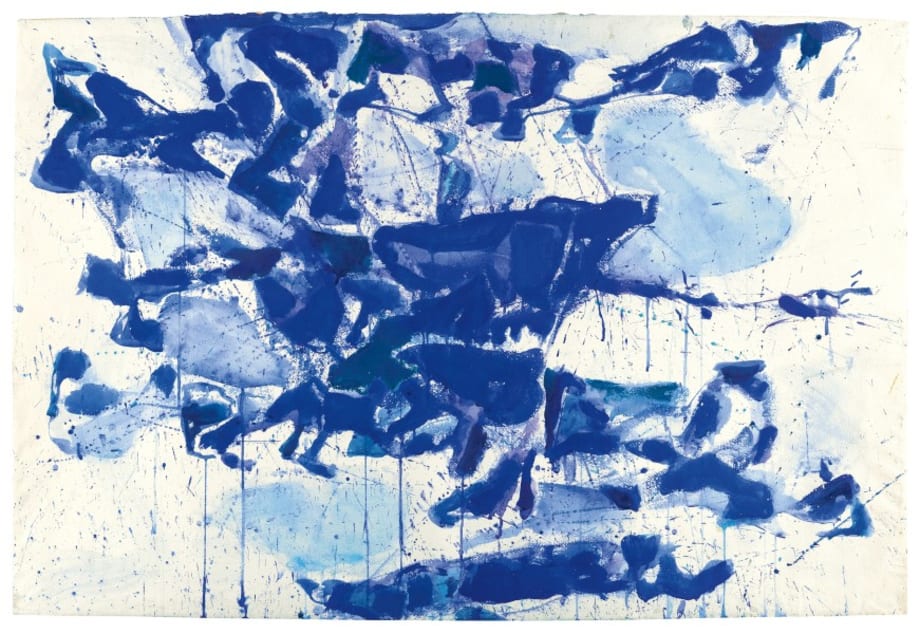 Sam Francis | Composition White on Blue, 1960