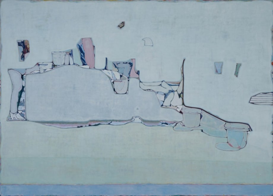 Tang Yongxiang A Leg Some Stone Like Shapes A Jagged Line And A 