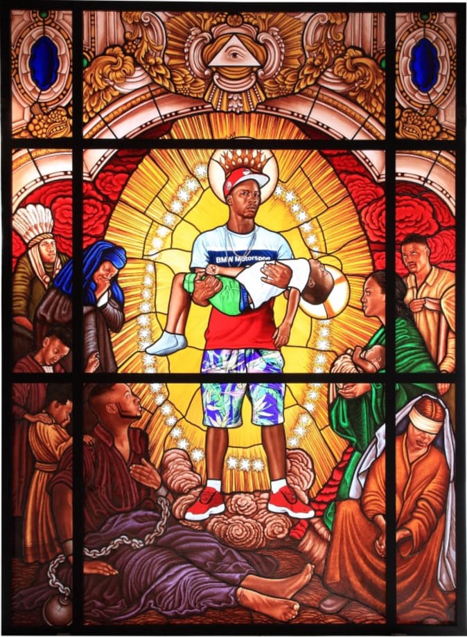 Kehinde Wiley | Mary, Comforter of the Afflicted II, 2016