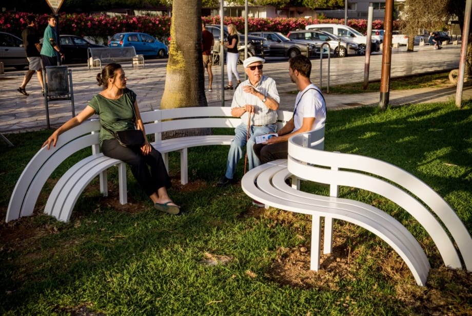 Jeppe Hein | Modified Social Bench V, 2014