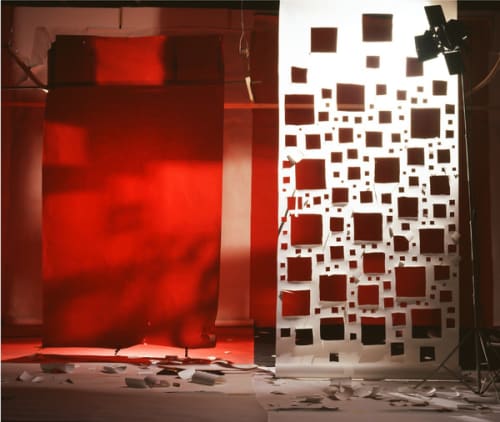 David Haxton | Red with Light from Holes in White, 2009 | Art Basel