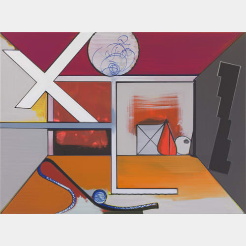 Thomas Scheibitz | Studio (L.A.), 2014 | Art Basel