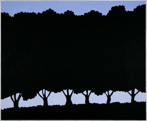 John Wesley | Trees above the Road: La Combe Du Notaire, 1989 | Art Basel