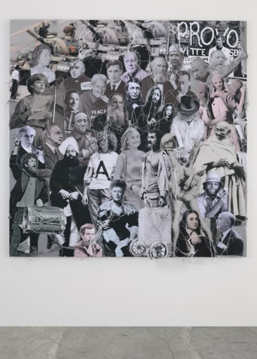 Pedro Reyes | Visual Bibliography II (Heroes of Peace), 2014 | Art Basel