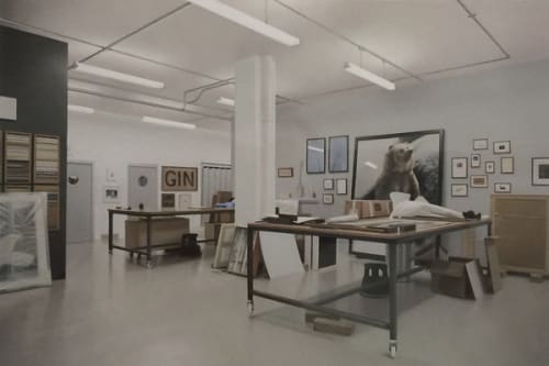 Andrew Grassie | The Framing of the Painting at Darbyshire Framemakers ...