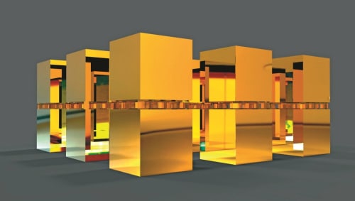 Zhang Ding | 18 Cubes, 2016 | Art Basel