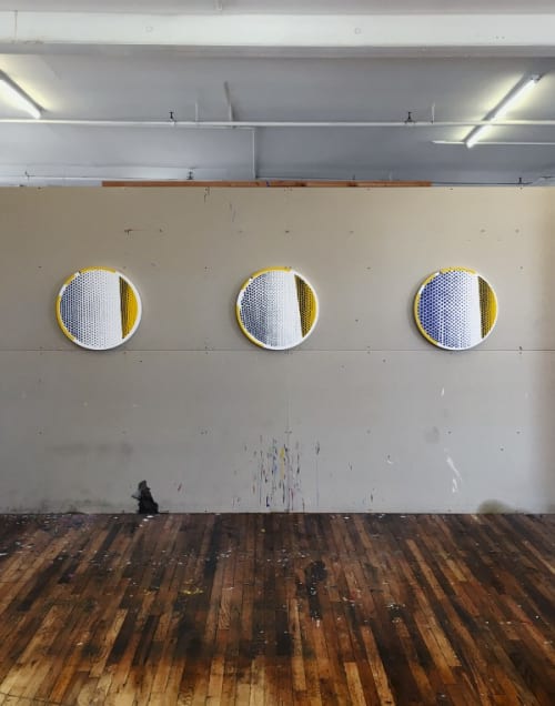 Jonathan Horowitz | Self-Portraits in ‘Mirror #16 (24” diameter)’, 2015 ...