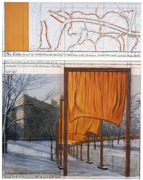 Christo | The Gates, Project for Central Park, New York City, 2005
