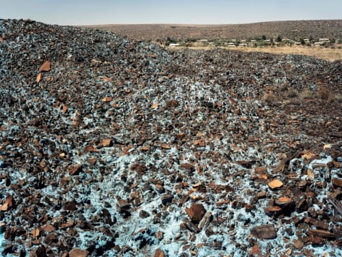 David Goldblatt | Highly carcinogenic blue asbestos waste on the ...