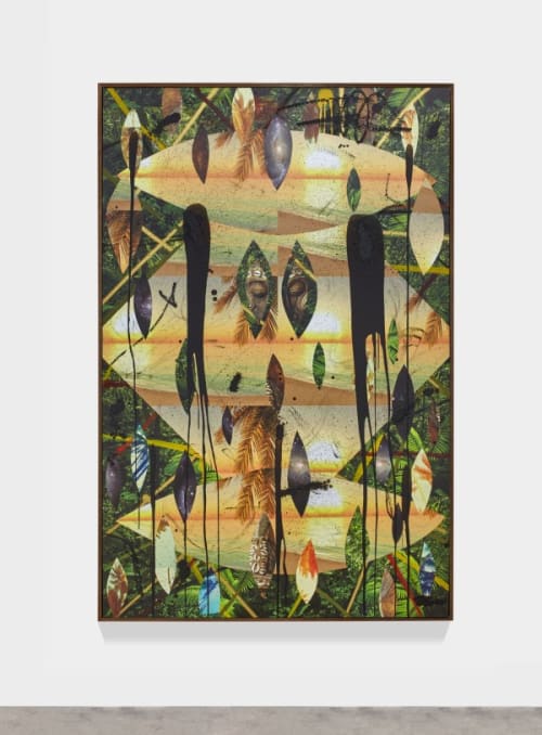 Rashid Johnson | Untitled Beach Collage, 2017 | Art Basel