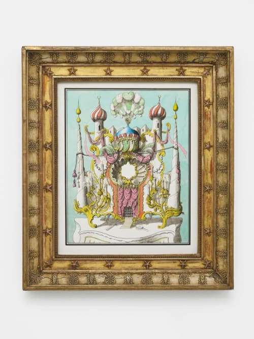 Pablo Bronstein | Dressing Mirror in the style of the Turkish Seraglio ...