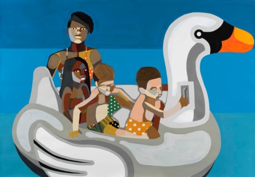 Derrick Adams | Floater 78, 2018 | Art Basel