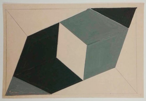 Lygia Clark | (Estudo) para Planos em Superfície Modulada, 1952 | Art Basel