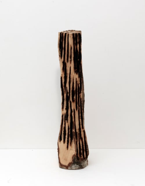 David Nash | Branded Column, 2012 | Art Basel