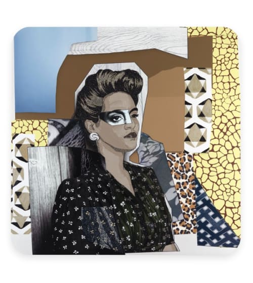 Mickalene Thomas | Clarivel #4, 2016 | Art Basel