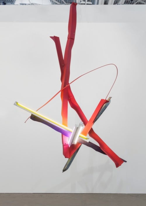 Mark Handforth | Twisted Red Star, 2016 | Art Basel