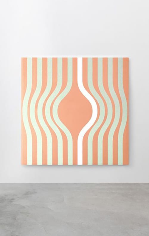 Sylvie Fleury | Free Buren (blanc/vert-jade/cuivre), 2012 | Art Basel