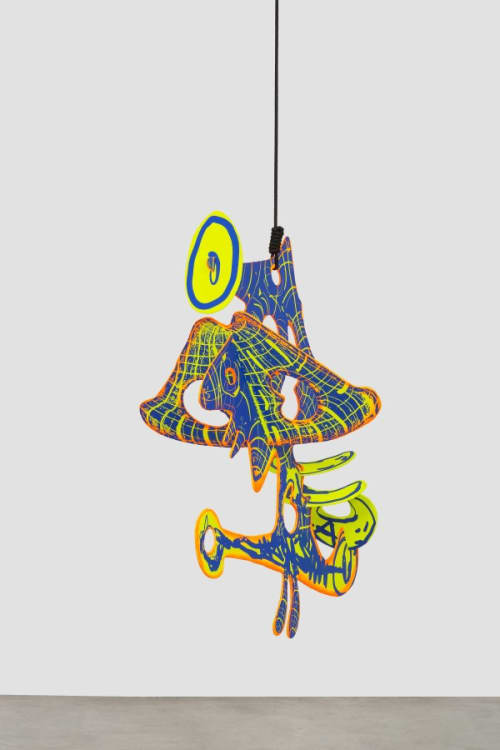 Aaron Curry | Grid-Trip Cluster, 2018 | Art Basel