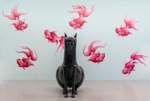 Nicolas Party | Large Cat, 2018 | Art Basel