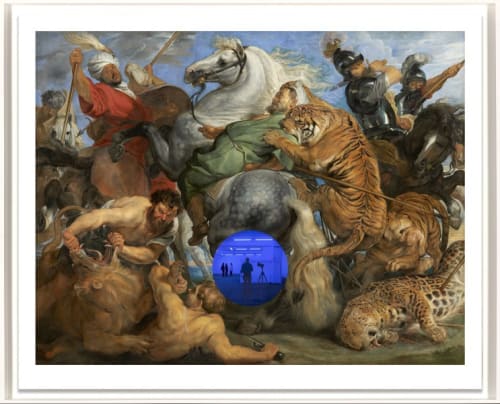 Jeff Koons | Gazing Ball (Rubens Tiger Hunt), 2017 | Art Basel