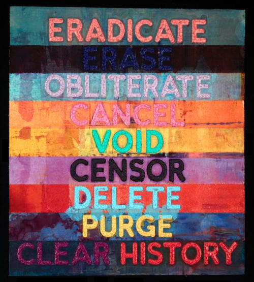 Mel Bochner | Eradicate, 2015 | Art Basel
