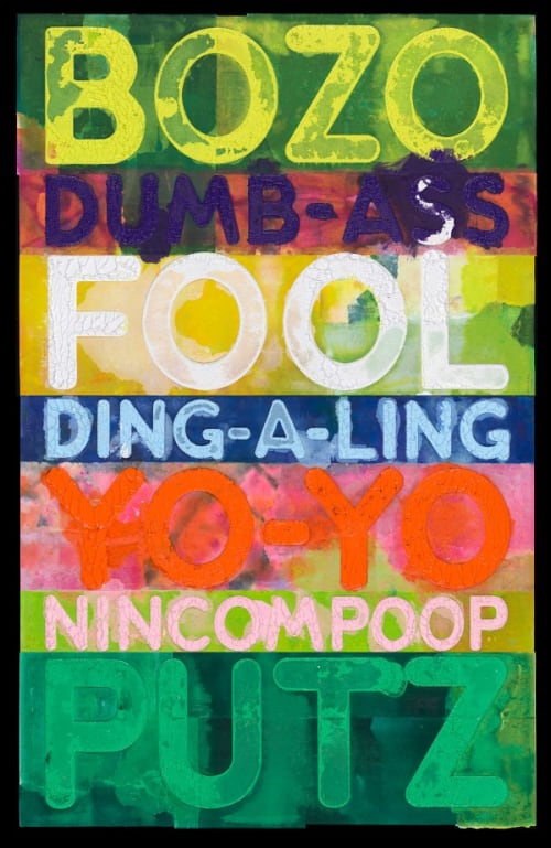 Mel Bochner | Bozo, 2018 | Art Basel