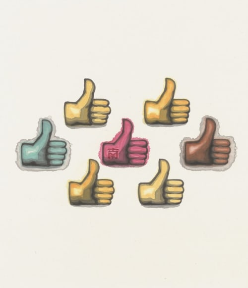 Nan Qi | Seven Thumbs Up, 2016 | Art Basel