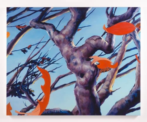 Dan Colen | Mother (Dead Leaves), 2018 | Art Basel