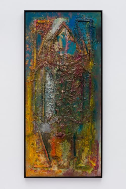 Frank Bowling | Ancestor Window, 1987 | Art Basel