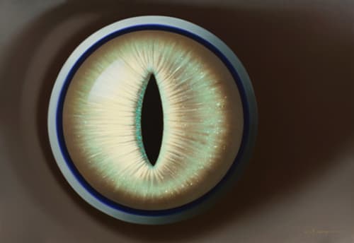 Zining Liu | Grey Eyes, 2016 | Art Basel