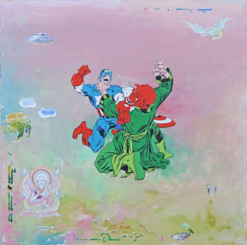 Tim Johnson | Fan Painting 2, 2015 | Art Basel