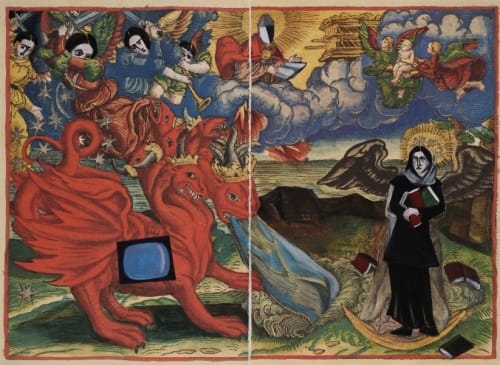 Anju Dodiya | The Blue Screen Demon, 2017 | Art Basel