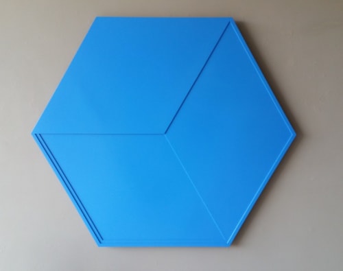 Ad Dekkers | Zeshoek en ruit in overgang (Hexagon and rhombus in ...