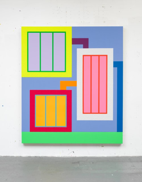 Peter Halley | Half Magic, 2018 | Art Basel